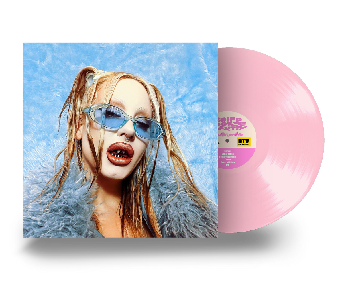 'Sniff More Gritty' Ltd Edition Baby Pink Vinyl LP & Zine – DAEMON T.V