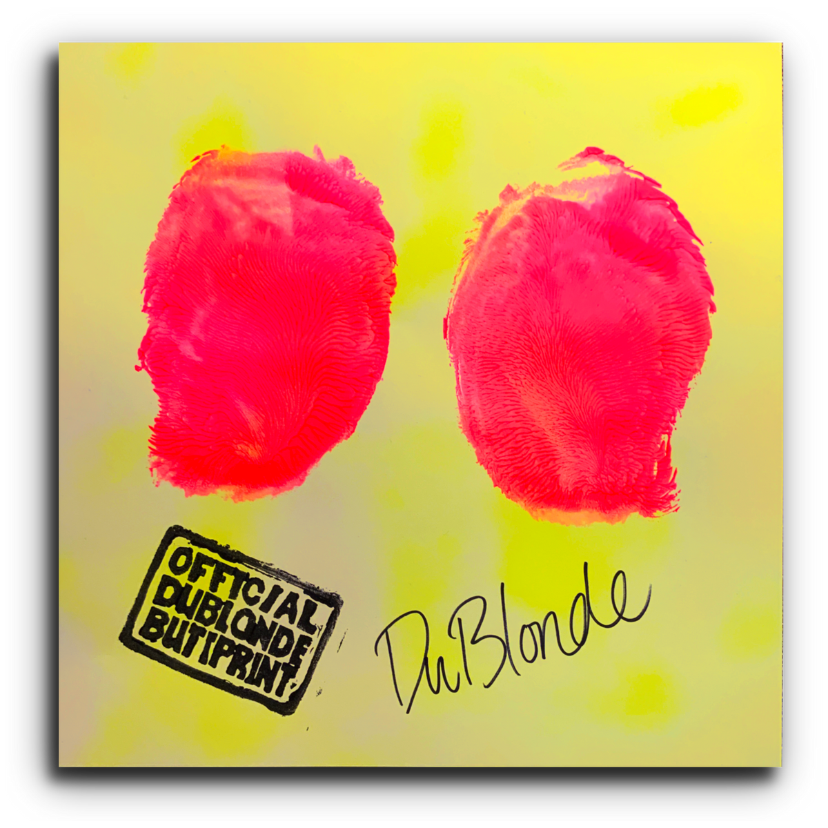 Official Du Blonde Butt Print - Flourescent Yellow – DAEMON T.V